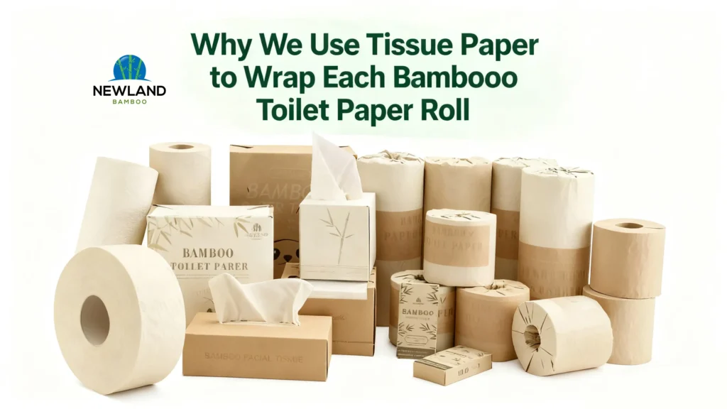Why Bamboo Toilet Paper Rolls Use Tissue Wrapping