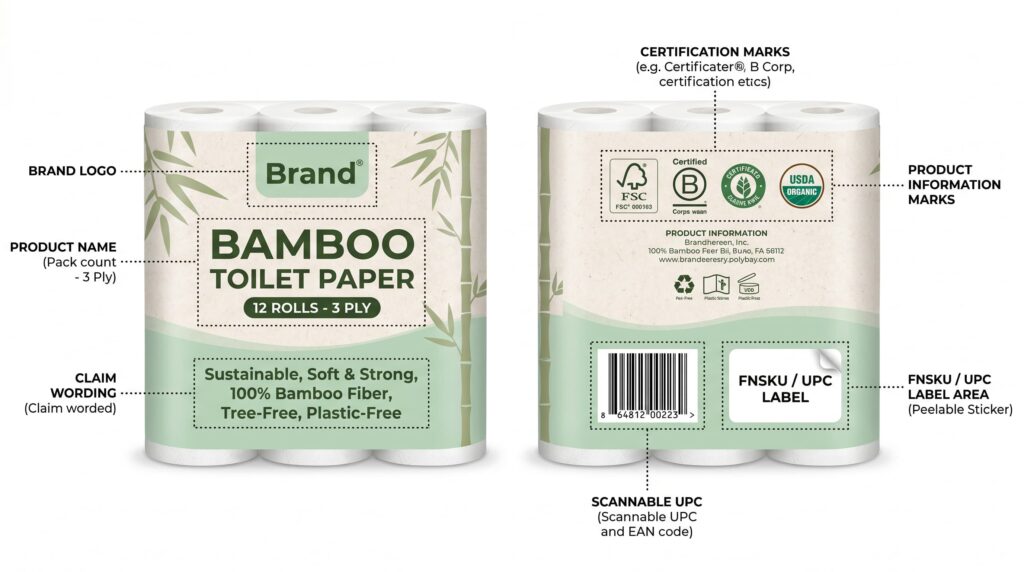 Amazon FBA Bamboo Toilet Paper Packaging Guide